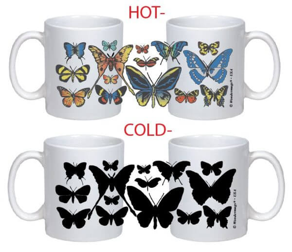 Butterflies Color Changing Mug - Wondermugs